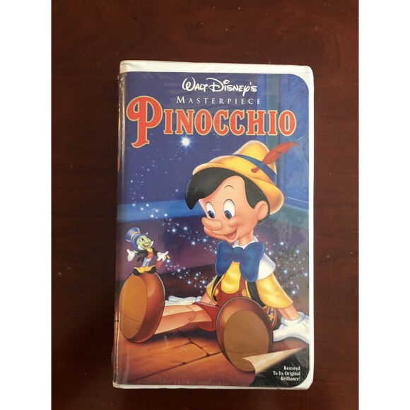 Disney | Media | Pinocchio Vhs Masterpiece Collection Walt Disney 239 ...